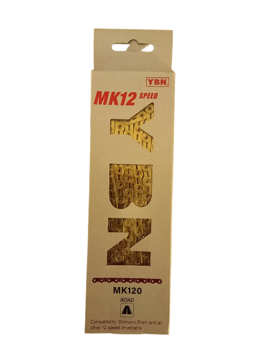 YBN 12 Speed Flat Top Chains (Road & MTB) – In a Spin Cycles